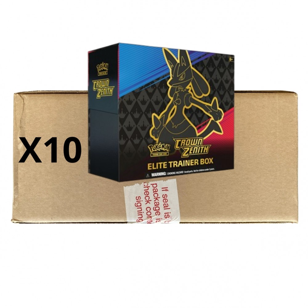 Pokémon Elite Trainer Box X10 [SEALED CASE] Sword & Shield - Crown ...