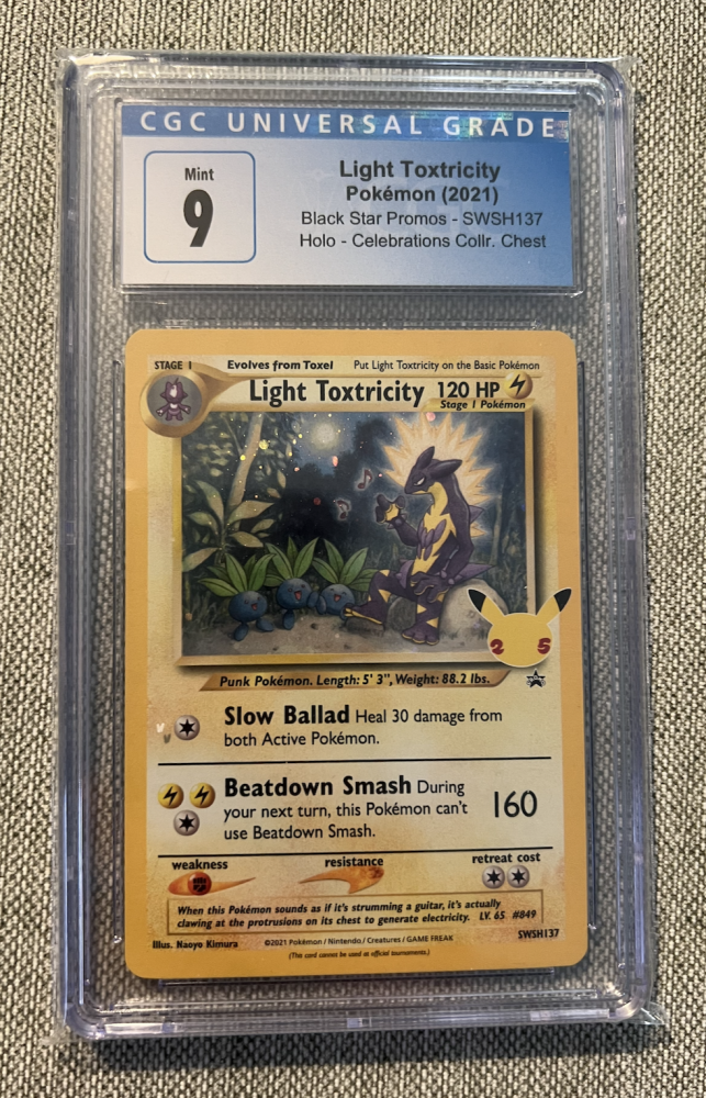 Light Toxtricity SWSH137 - CGC 9 | Cardgameshop