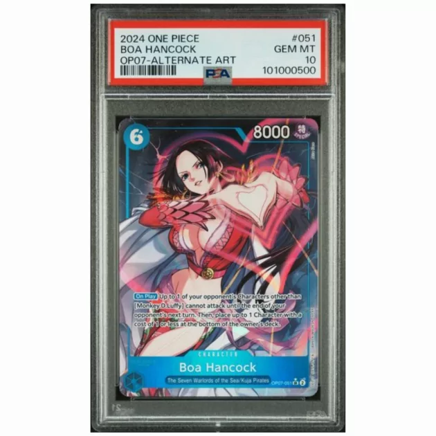 PSA 10 One Piece OP07 #051 Boa Hancock Alternate Art | Cardgameshop
